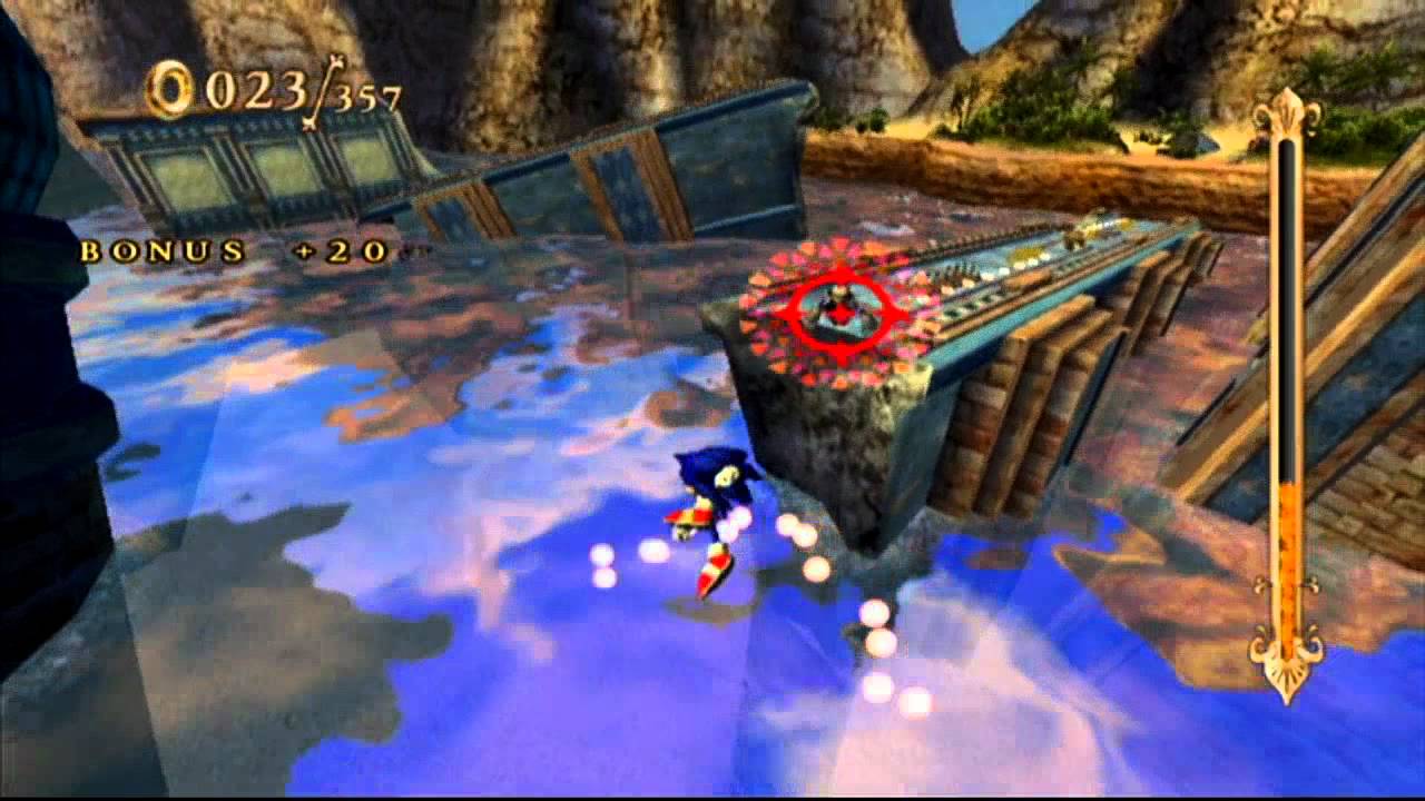 Sonic and the Secret Rings (Wii) Sand Oasis Mission 6 Gold Medal - YouTube