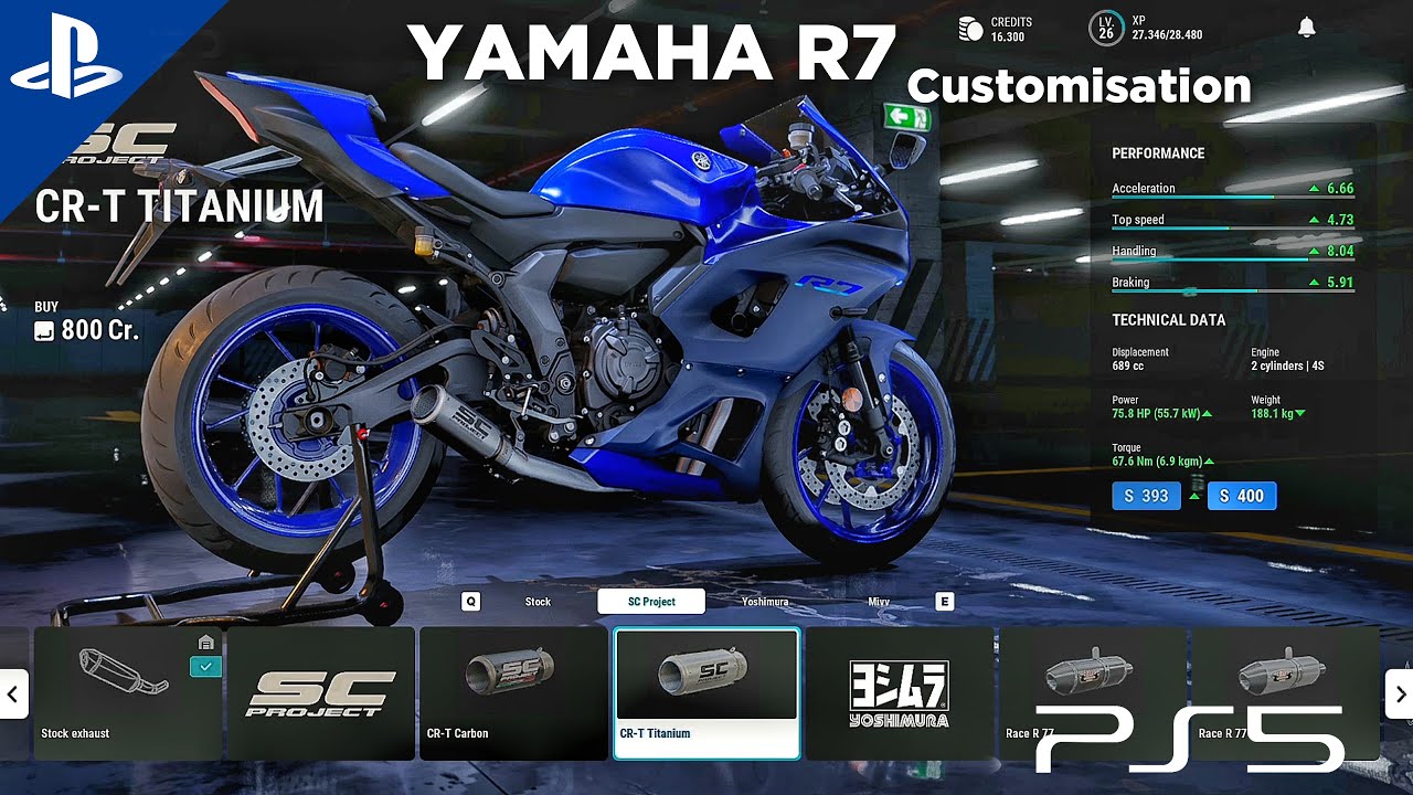 Racing Blue Yamaha R07 2024 Customization & Moto GP Track Gameplay | 4K ...