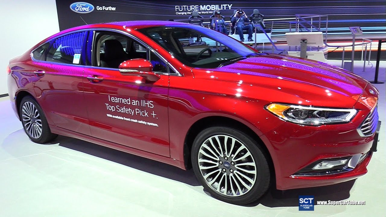 2017 Ford Fusion Titanium AWD - Exterior and Interior Walkaround - 2017 ...