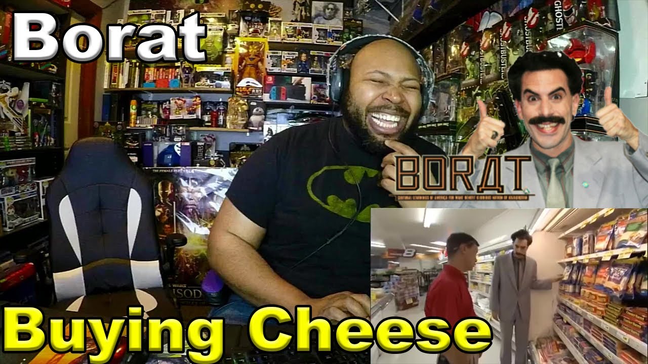 Borat Buying Cheese Reaction - YouTube