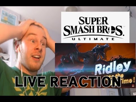 LIVE REACTION - RIDLEY CONFIRMED FOR SUPER SMASH BROS ULTIMATE ...