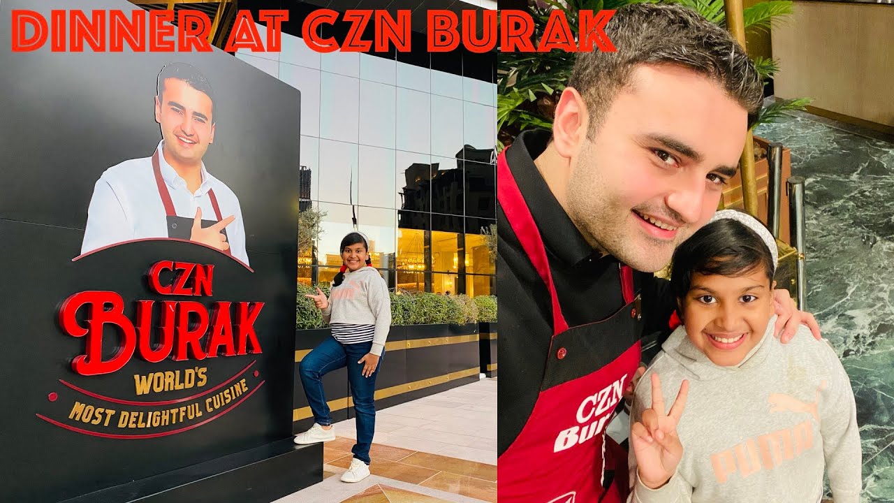 Dinner at CZN Burak Dubai | World Famous Turkish Chef - YouTube