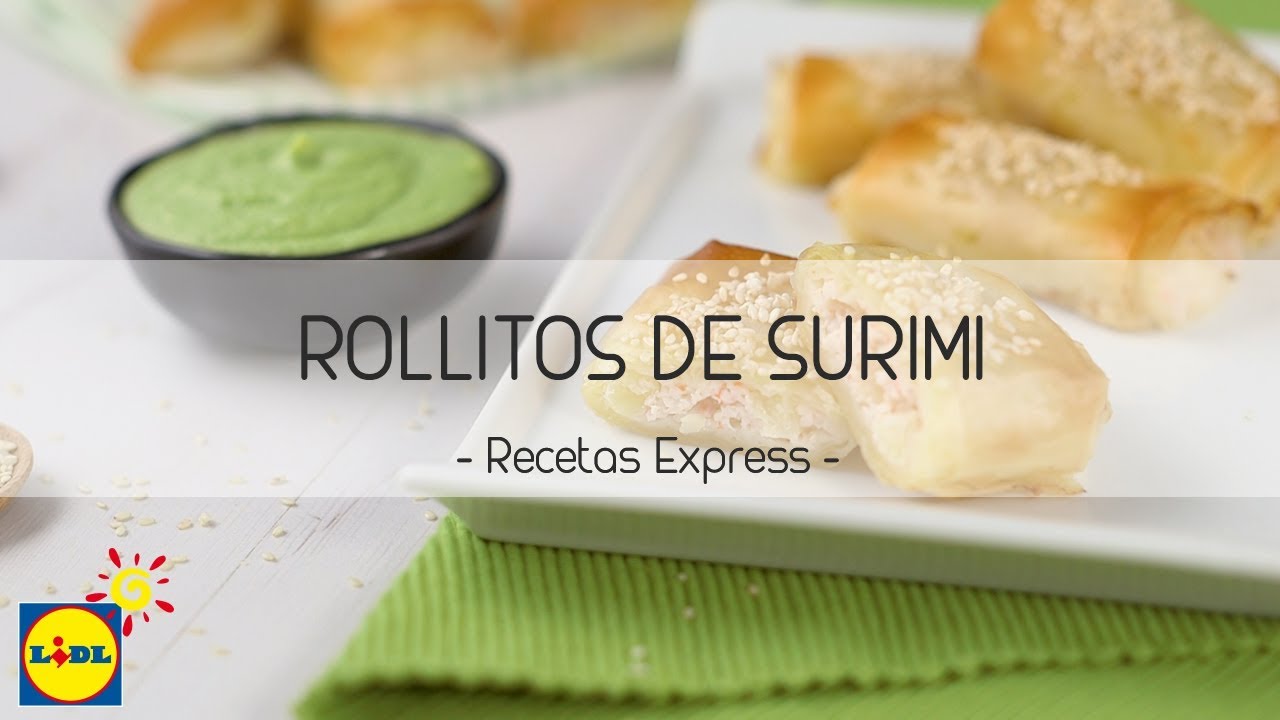 Rollitos de Surimi 🌯🍤 | Recetas con Hojaldre | Lidl España - YouTube