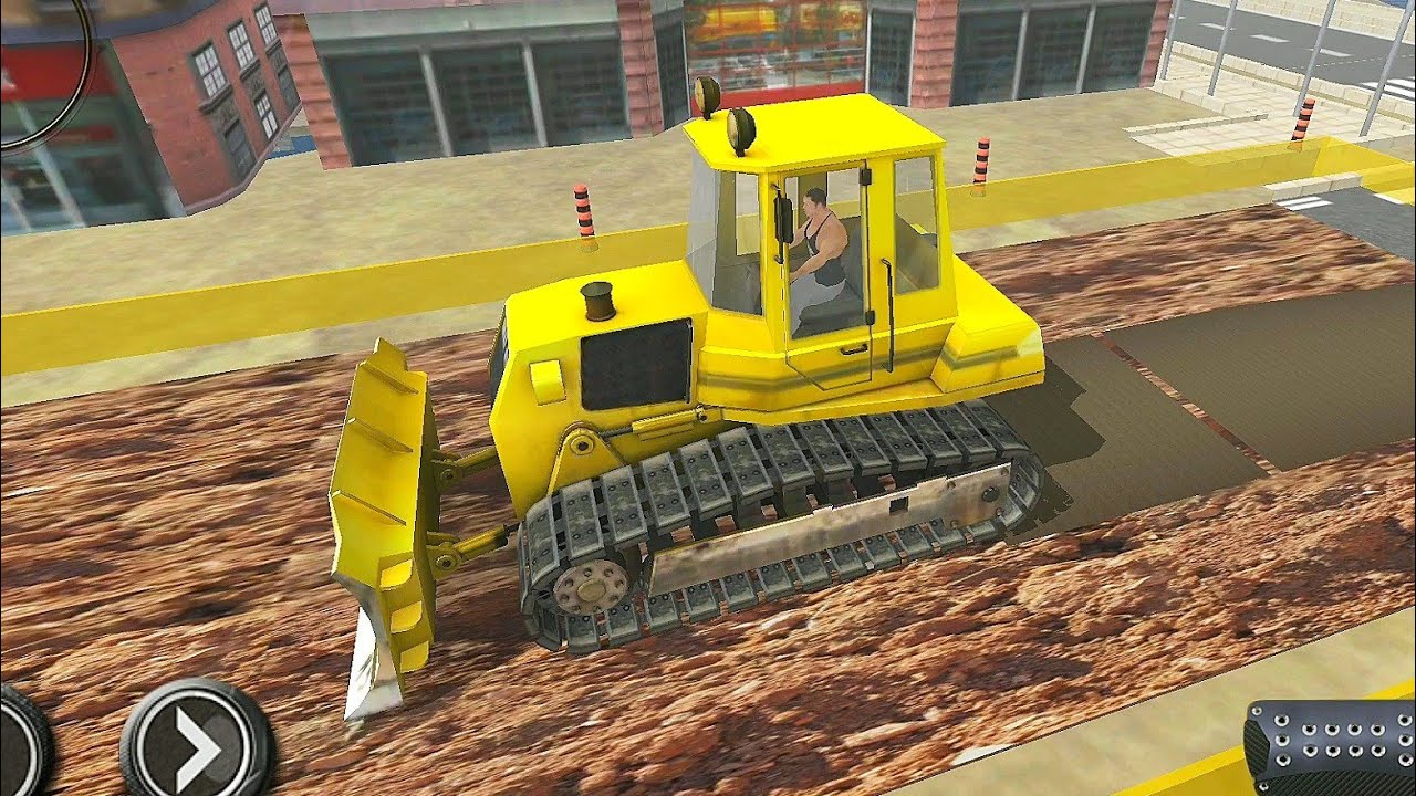 JCB Road Construction |Mobile Game |Truck Game|JCB Wala|Hitachi Game ...