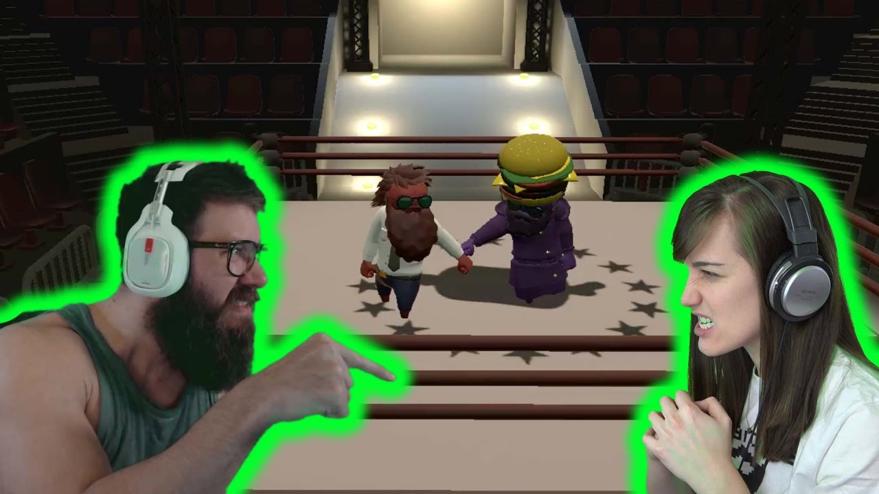 GANG BEASTS with ONE_shot_GURL - BEST OF 5 CHALLENGE!! - YouTube