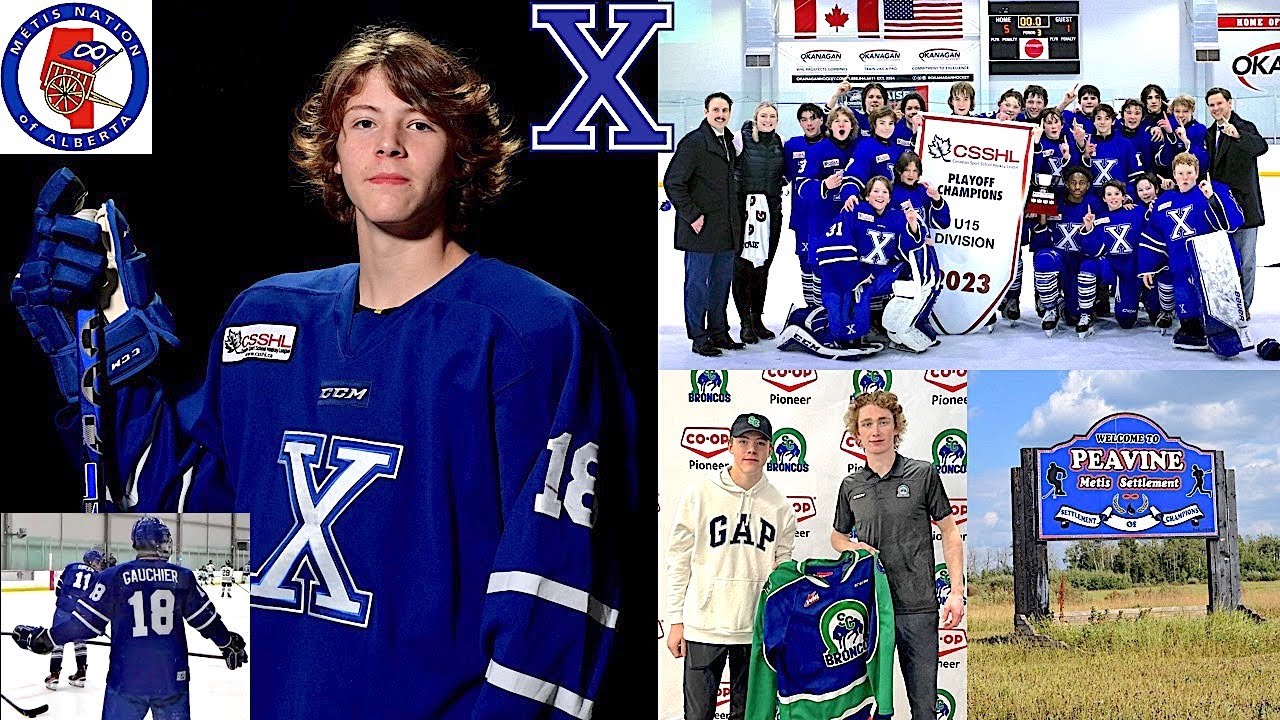 Jaxen Gauchier: Metis - CSSHL Indigenous Hockey Player - Peavine Metis ...