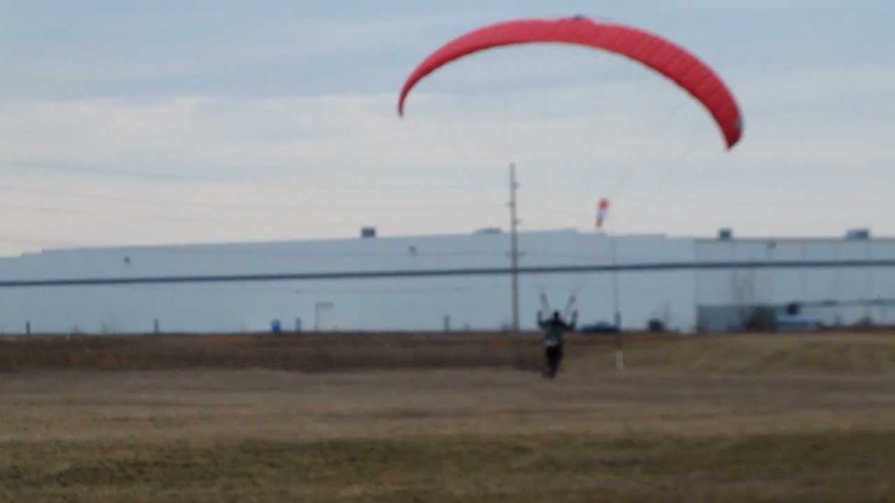 Paragliding - More Kiting Practice - YouTube