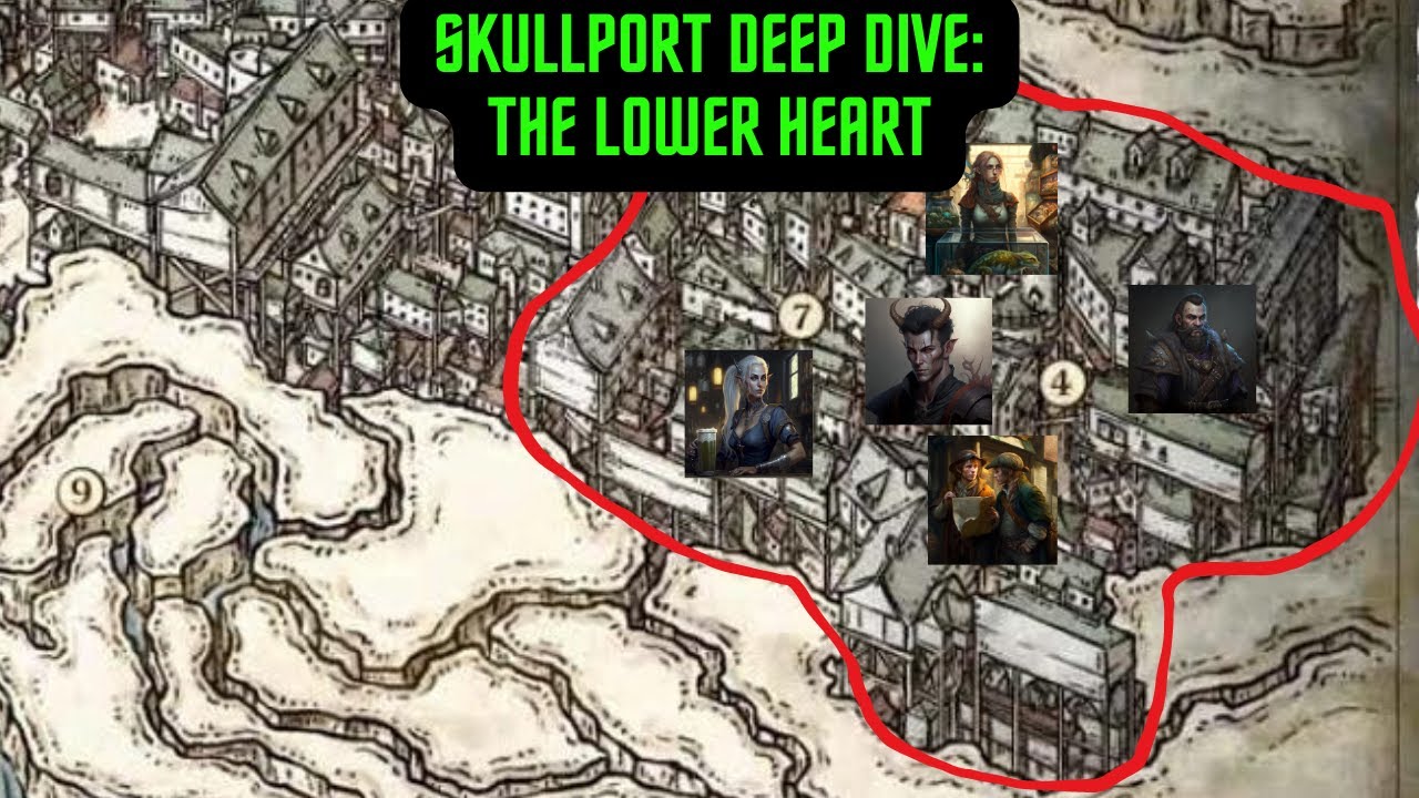 Lower Skullport: Part 3 The Lower Heart (NPCs and locations) #subscribe ...
