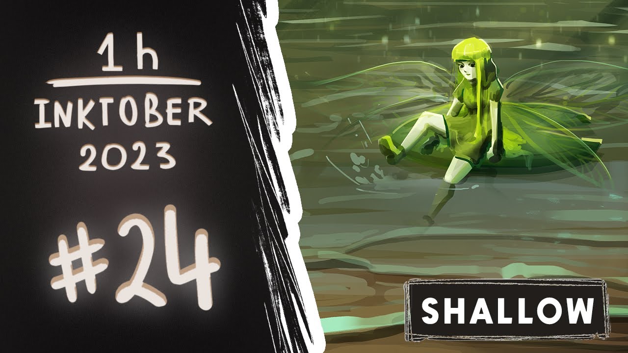 INKTOBER 2023 # 24 - SHALLOW ||| (1h) - YouTube