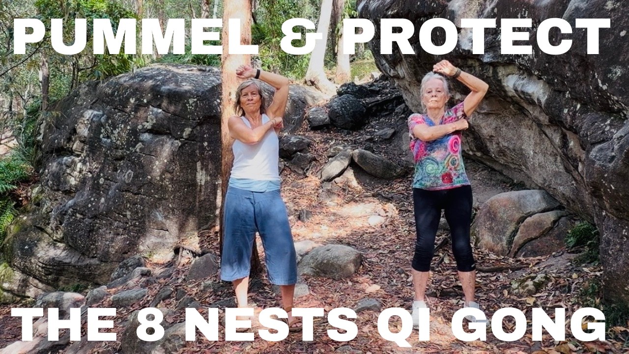 Pummelling the 8 Nests | Qi Gong for Lymphatic Flow & Protection - YouTube