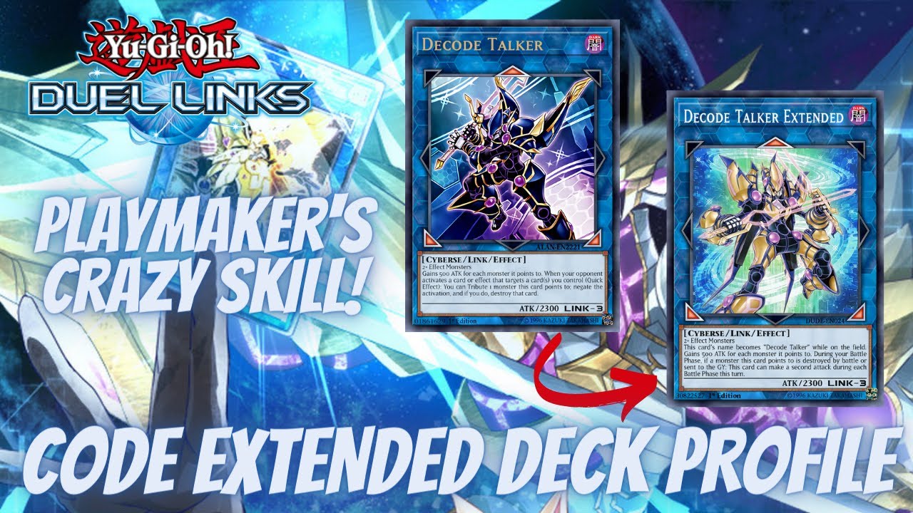 CRAZY AGGRESSIVE PLAYMAKER'S SKILL! CODE EXTENDED DECK PROFILE - YouTube