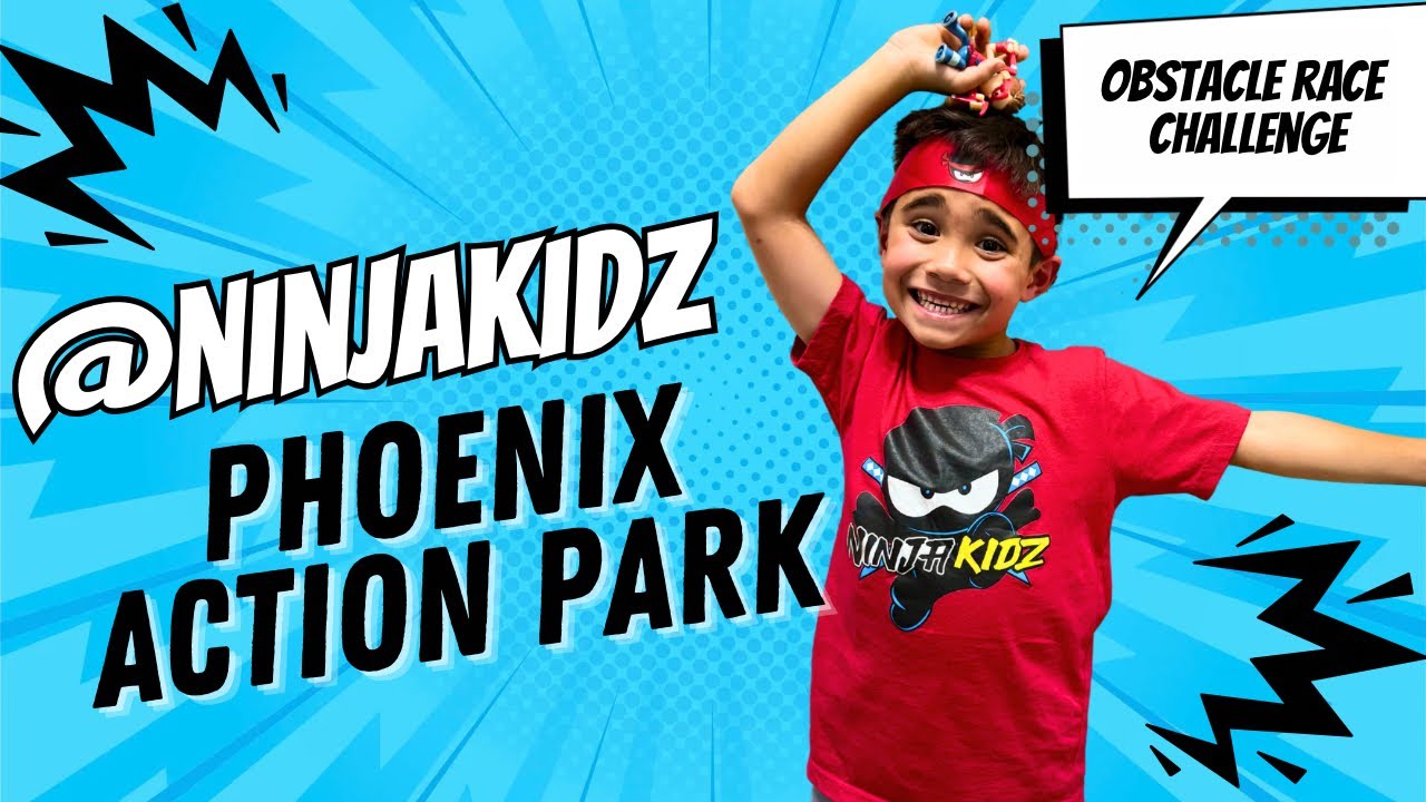 Extreme Ninja Kidz Action Park Obstacle Course Race! - YouTube