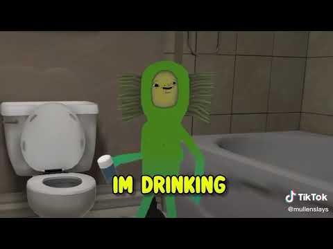 Eddie drinks toilet water