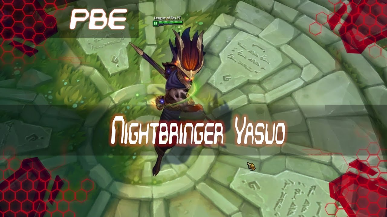 Nuevo Skin - Yasuo portador del Anochecer (Nightbringer Yasuo) 1820RP ...