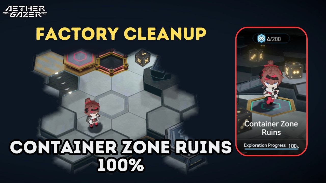 [Aether Gazer] Karasugo Imbroglio: Factory Cleanup - Container Zone ...