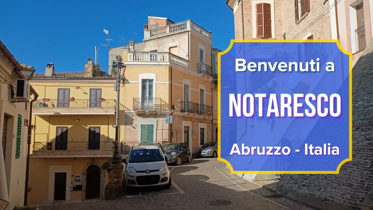 Walking through Notaresco: a unique experience! 🇮🇹 🏛️🏘️🏞️🌿🌳v.72 #italy ...