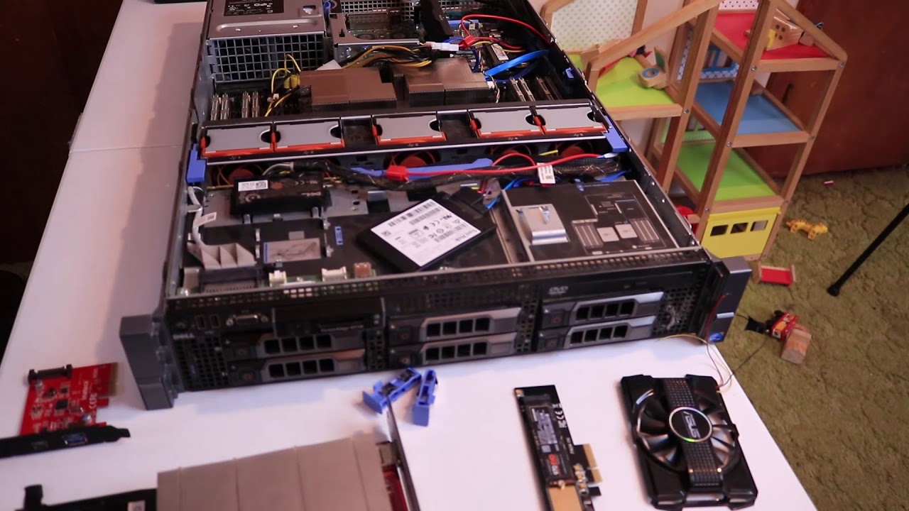 Dell R710 build part 2 - YouTube