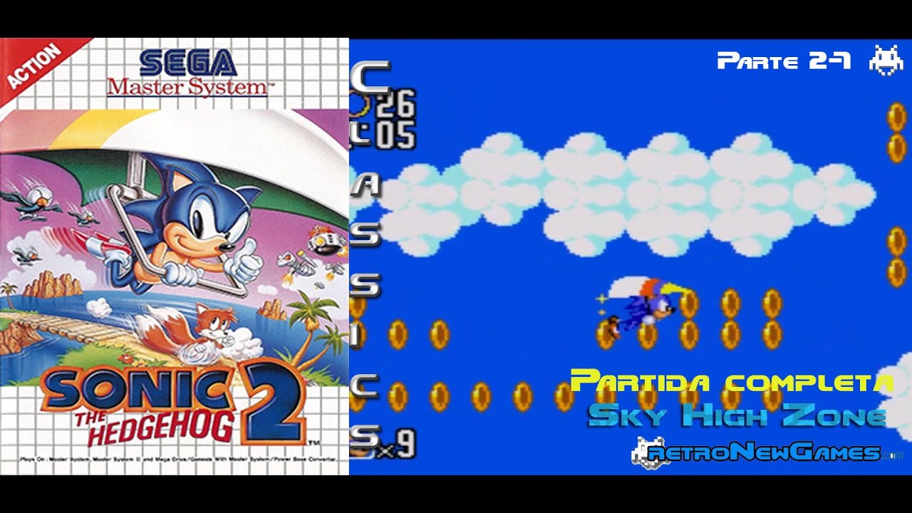 Sonic 2 The Hedgehog - Master System (COMPLETO) - SKY HIGH ZONE #2 DE 7 ...