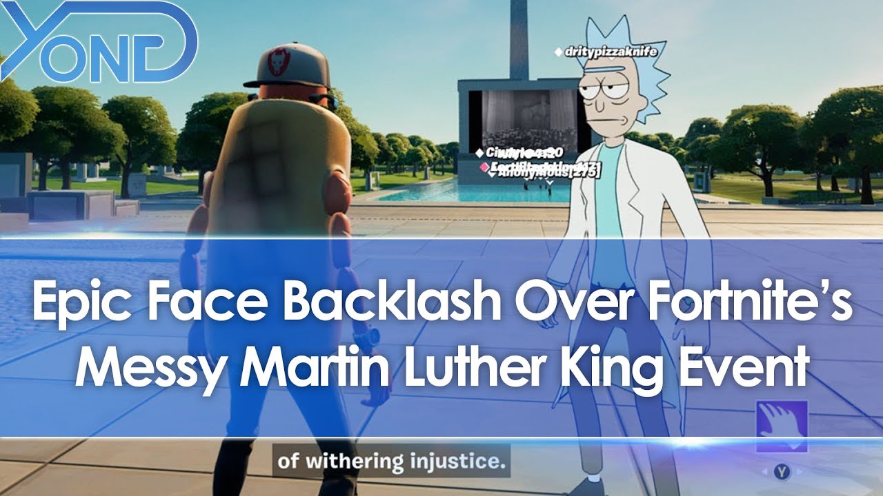 Epic Games Face Backlash Over Fortnite's Messy Martin Luther King Event ...