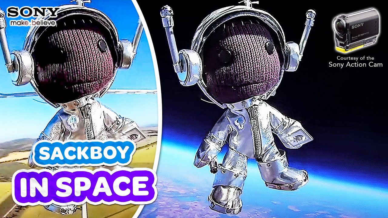 Sony Action Camera Films Sackboy in Space - YouTube
