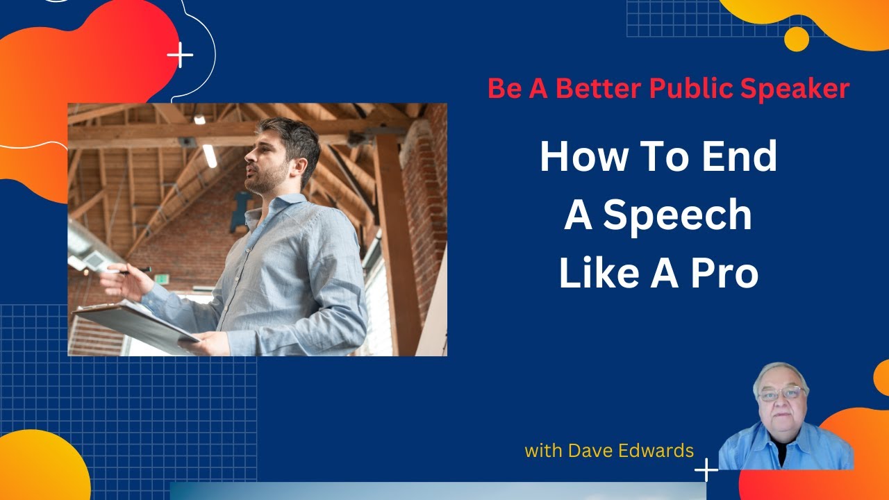 How To Successfully End A Speech - YouTube