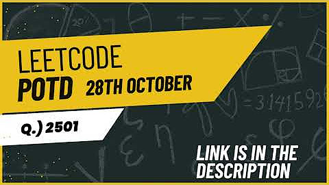 Leetcode POTD - YouTube