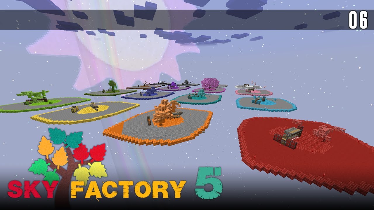 Sky Factory 5 #06 - 16 fermes à bois ! - YouTube