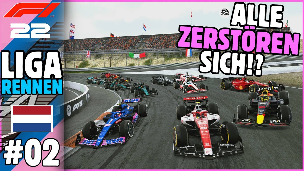 4x Safety Car & DNF's! (Zu OFT!)☠️ | F1 22 LIGARENNEN #02: Zandvoort ...