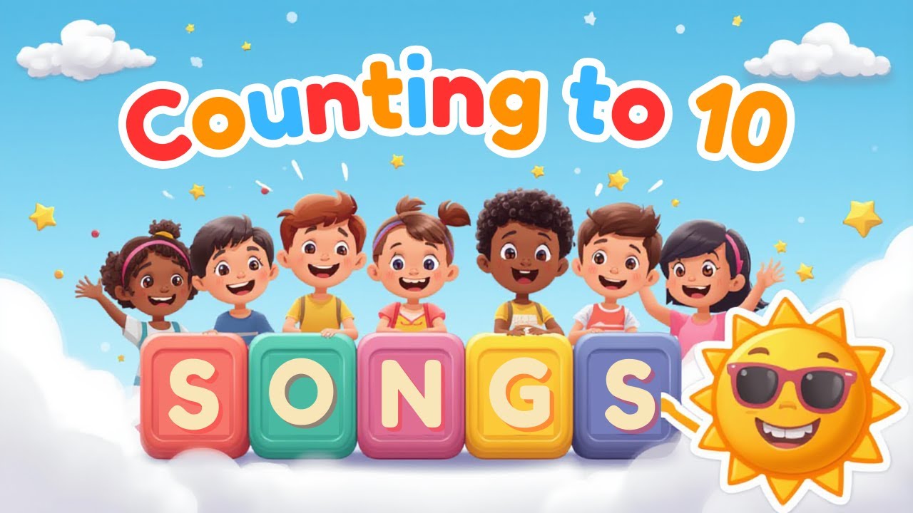 Learn to Count to 10 | Math Songs Compilation - YouTube