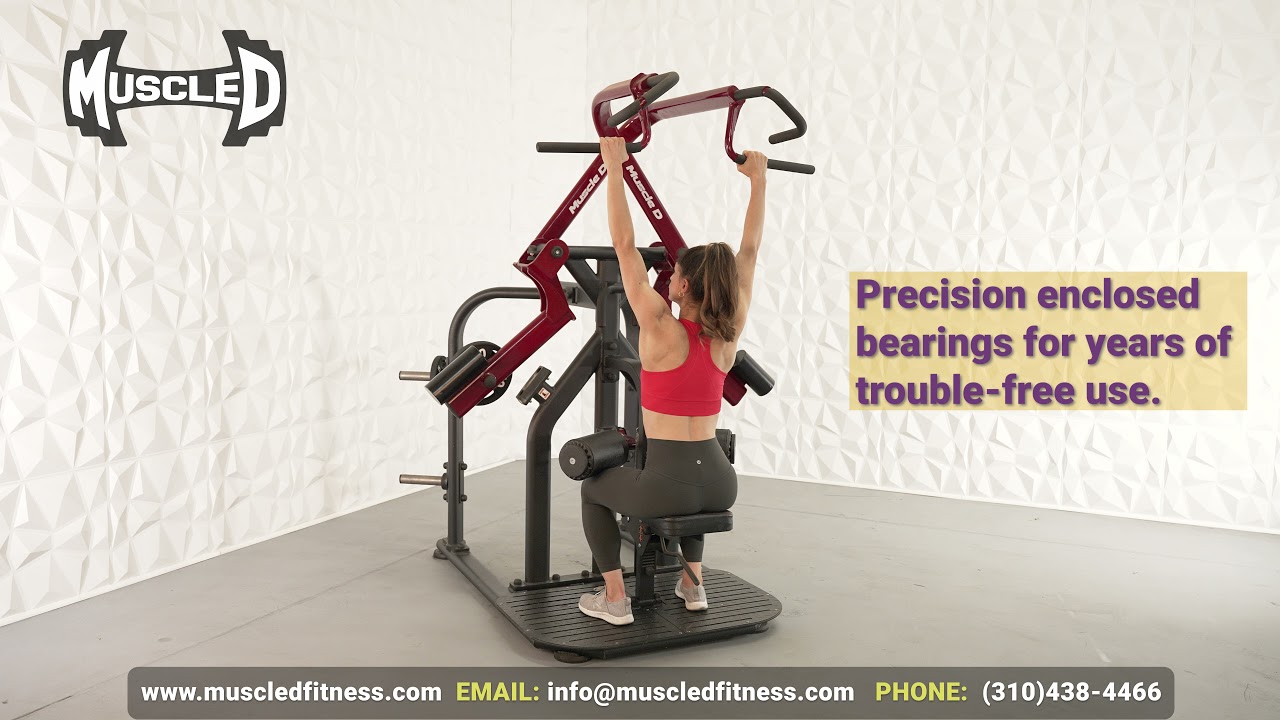 Elite Leverage Rotary Lat Pulldown - YouTube