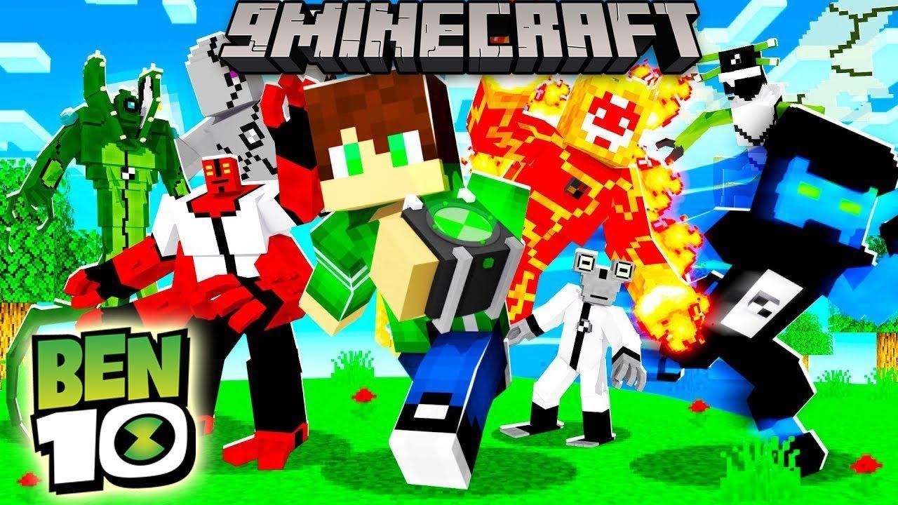 Minecraft Ben 10 —GETTING THE OMNITRIX in pocket edition - YouTube