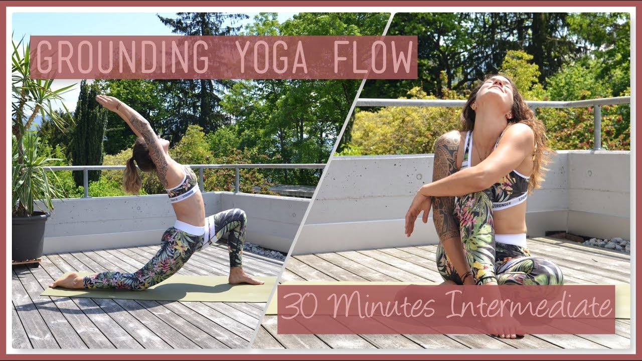 30 Minutes-Grounding Yoga Flow - YouTube