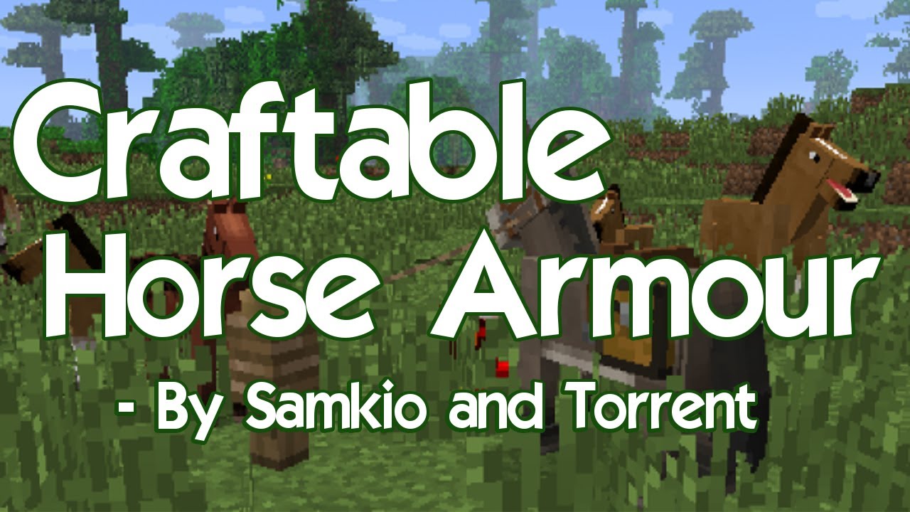 Plugin Showcase - Craftable Horse Armo(u)r- WoopaGaming - YouTube