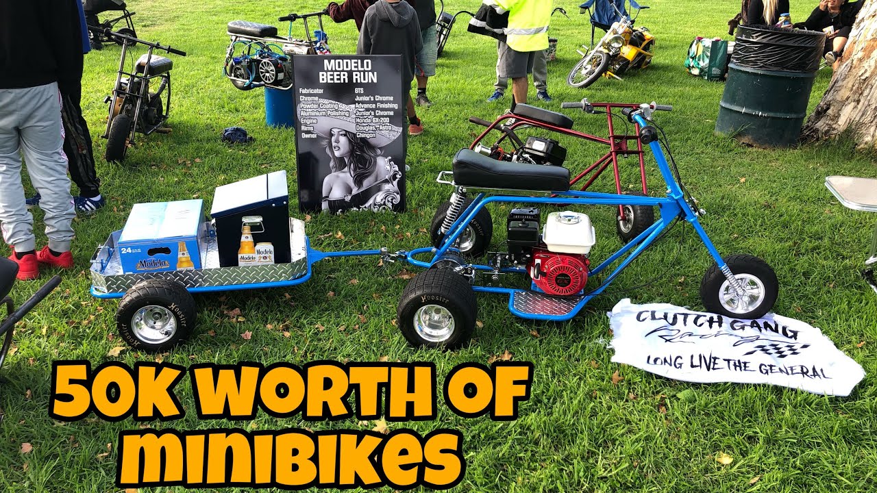 Epic Mini Bike Picnic! Expensive Mini Bike Show! Mini Bike Family - YouTube