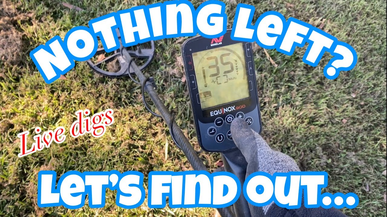 Hidden METAL DETECTING treasures in a historic park? Not any longer ...