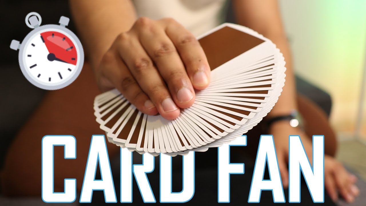 60 Second Challenge - Card Fans - YouTube