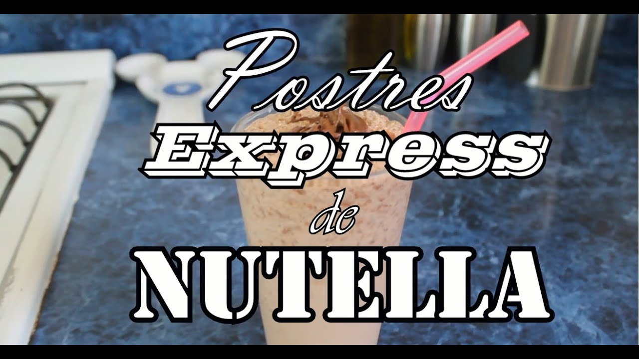Postres Express de Nutella :) - YouTube