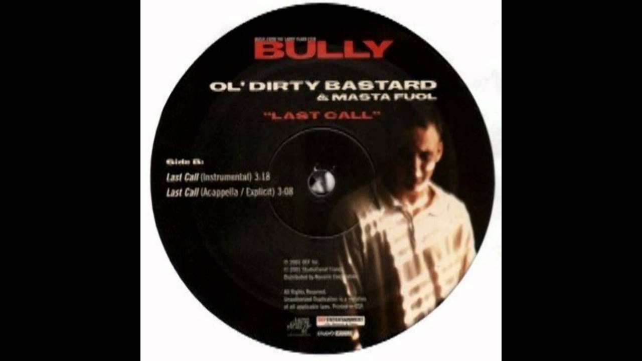 Ol' Dirty Bastard & Masta Fuol - Last Call Instrumental - YouTube