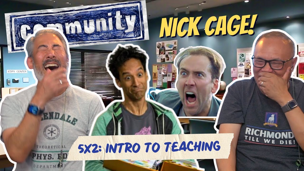 Nicholas Cage: Good or Bad? 🤣 *COMMUNITY* || 5x2 - Intro to Teaching 😂 #reaction #fullepisode ...