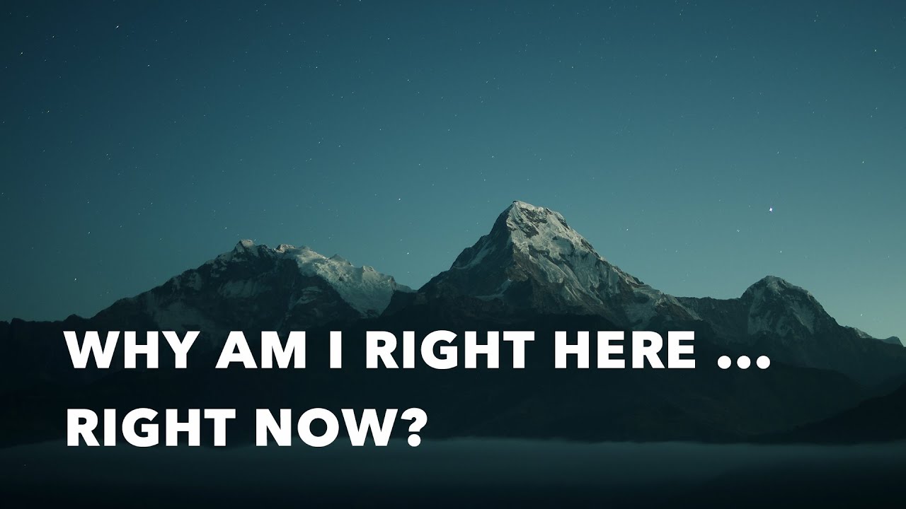 Sermon | Why Am I Here... Right Now? | July 30, 2023 - YouTube