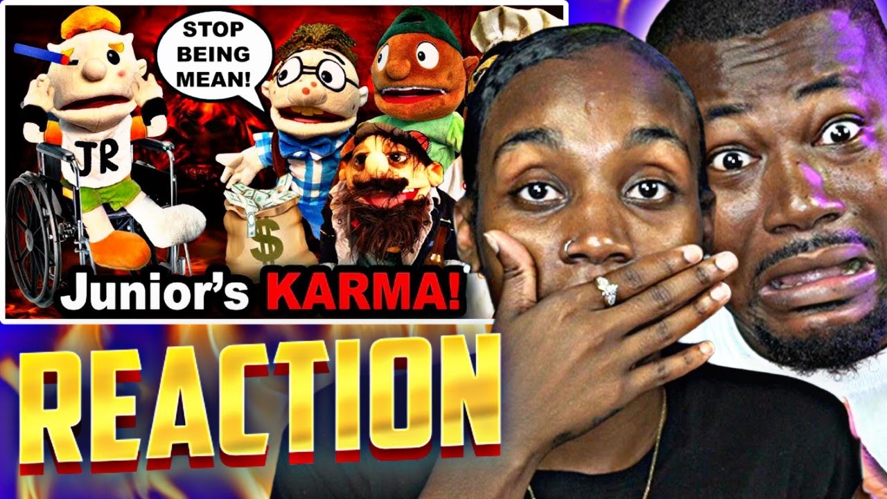 COUPLE REACTS TO! | SML Movie: Junior's Karma! *REACTION!!!* - YouTube