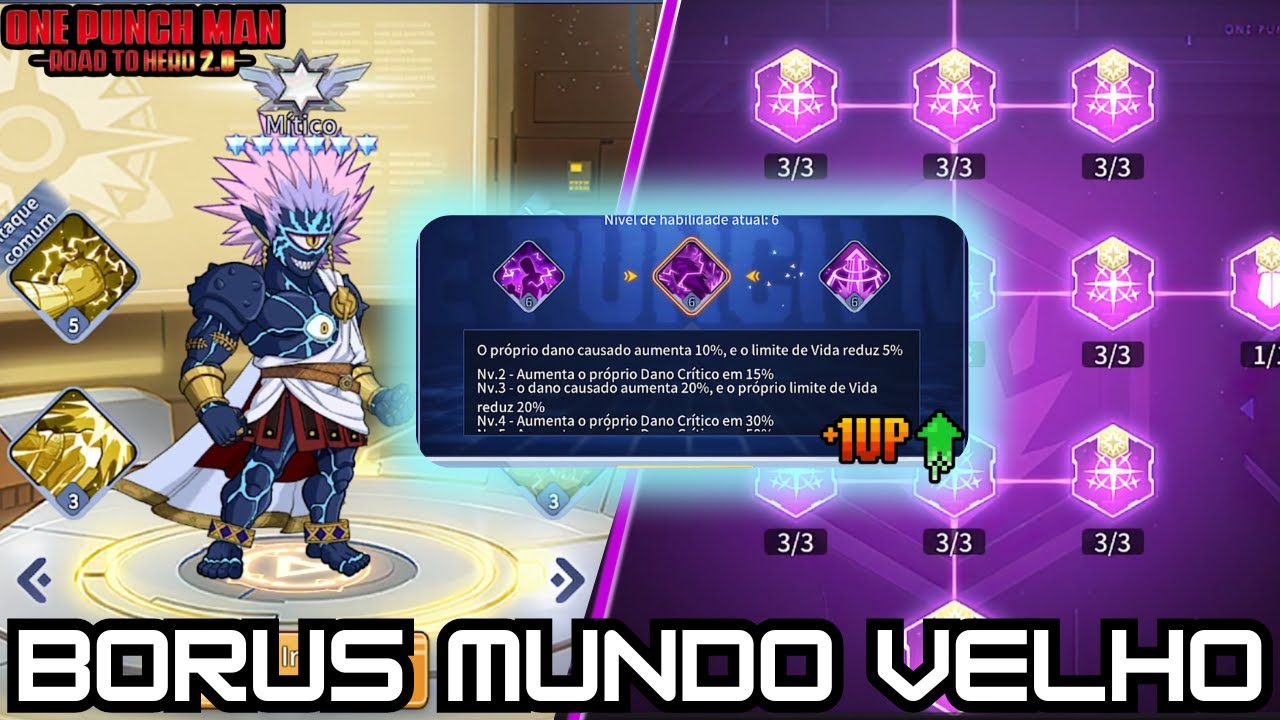 Borus Mundo Velho Hall Mental Como Funciona BUILD SEMI - FULL One Punch ...