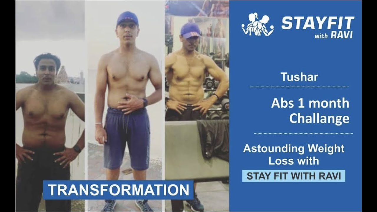 Become UNSTOPPABLE with me || Tushar transformation || Abs in one month ...