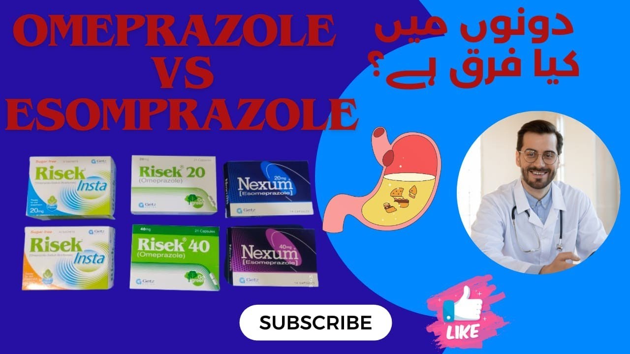 Omeprazole Vs Esomeprazole, Difference, Use & Benefits - YouTube