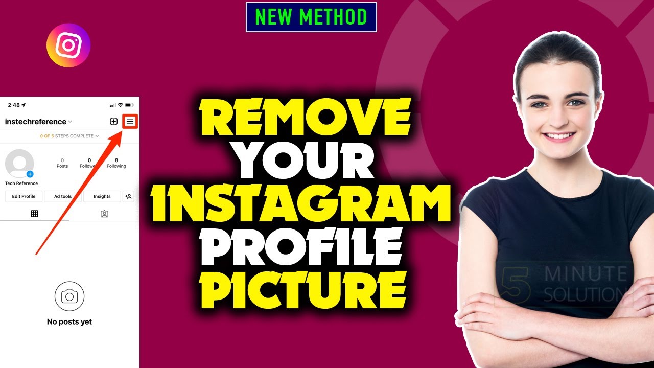 How To Remove Your Instagram Profile Picture 2024 | Delete Instagram ...