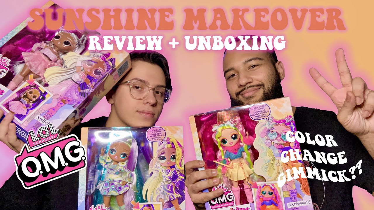 DOLLS POWERED BY THE SUN? LOL OMG Sunshine Makeover dolls unboxing and ...