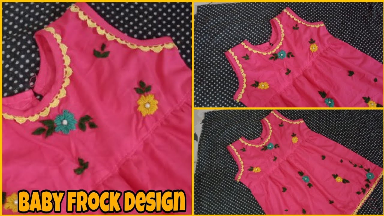 Easy frock design for girls cutting and stitching step by step |summer ...