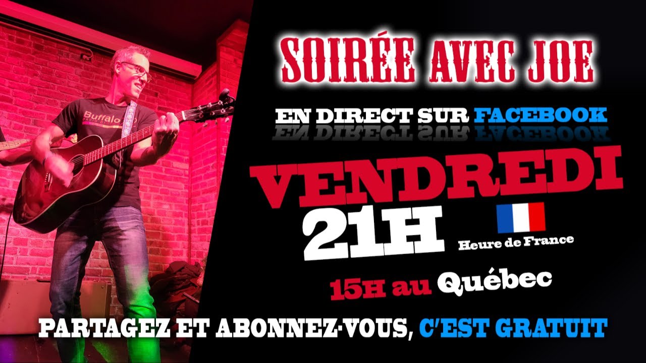 Le LIVE du vendredi avec les cousins France/Québec - YouTube