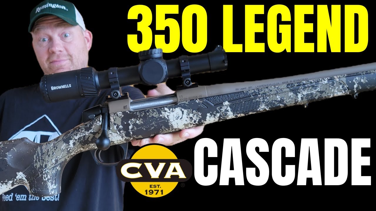 CVA Cascade 350 Legend: First Shots and Sighting In - YouTube