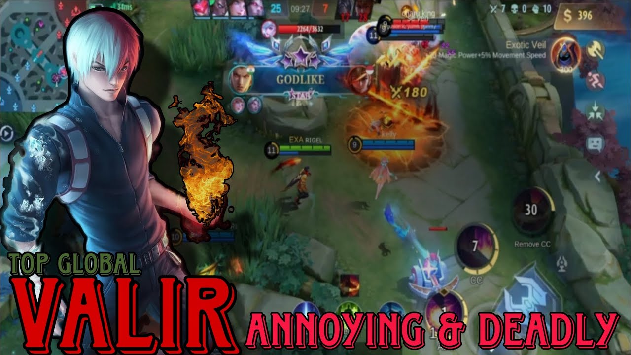 TOP GLOBAL VALIR ANNOYING & DEADLY BUILD || ZERO DEATH DESTRUCTION ...
